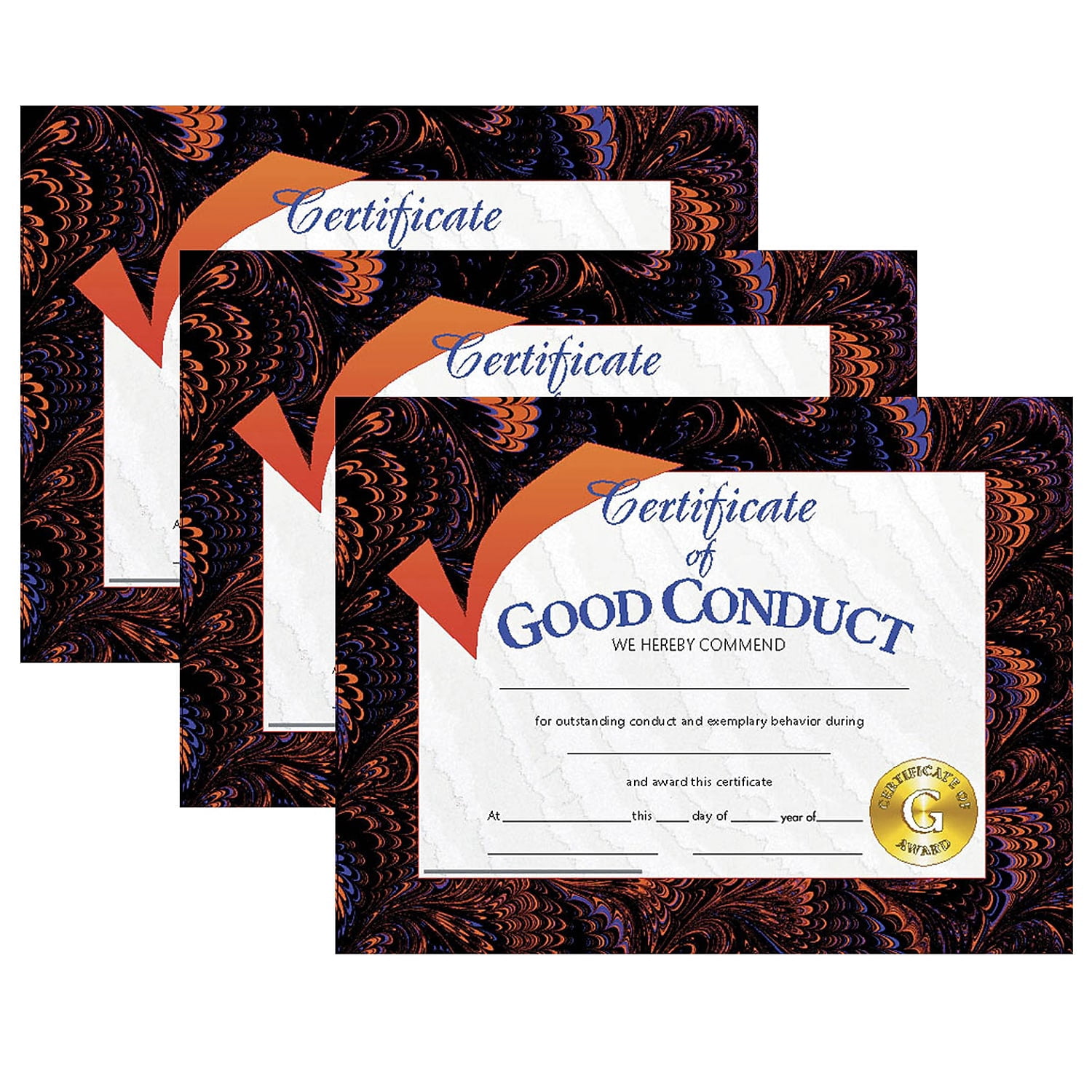 Hayes Publishing Certificate of Good Conduct, 8.5" x 11", 30 Per Pack ...