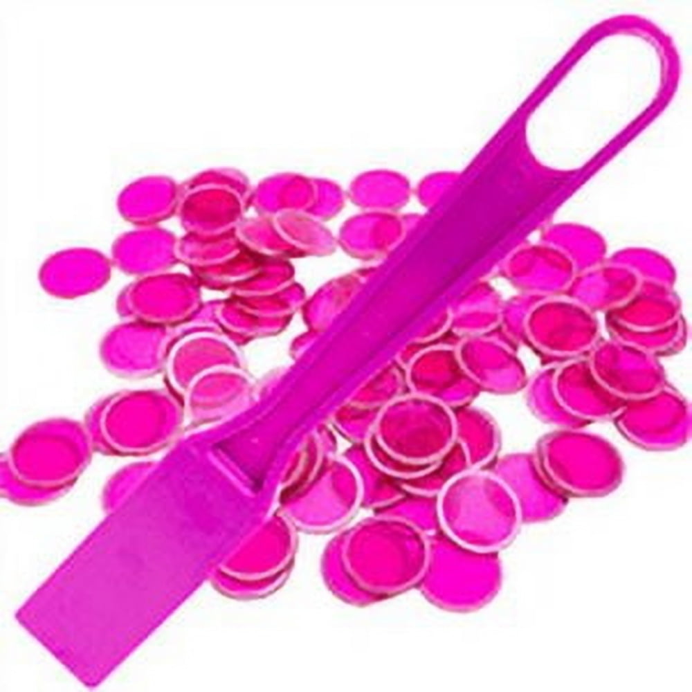 Hayes Specialties Magnetic Bingo Wand Set with 100 Chips, Purple ...