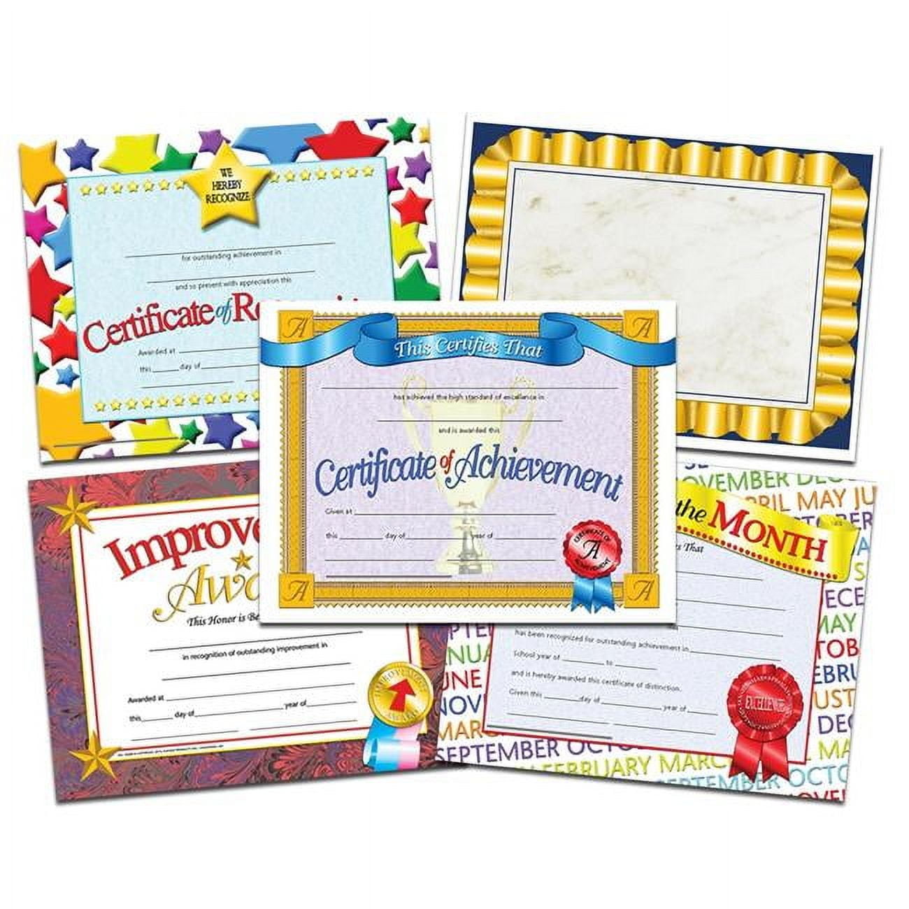 Hayes Student Recognition Certificate Packs - Walmart.com