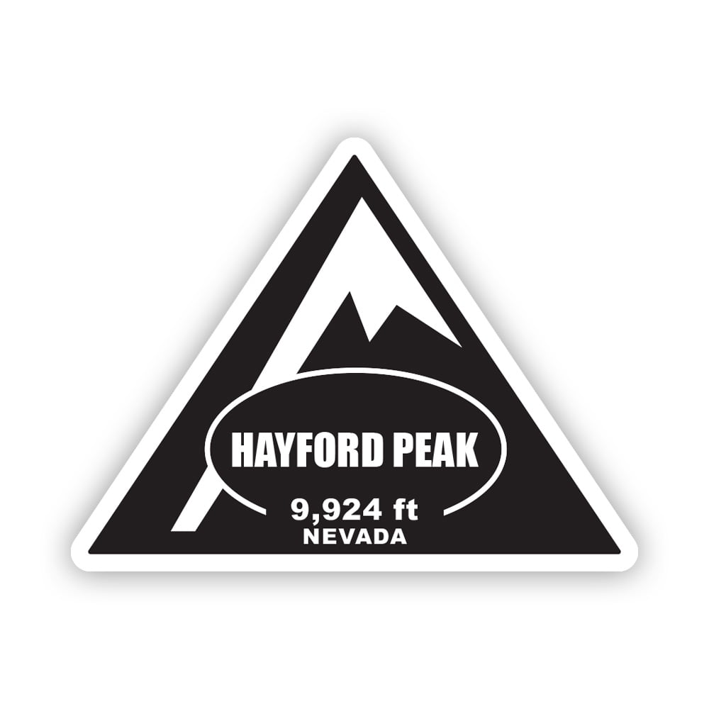 Hayford Peak Sticker Decal - Self Adhesive Vinyl - Weatherproof - Made ...