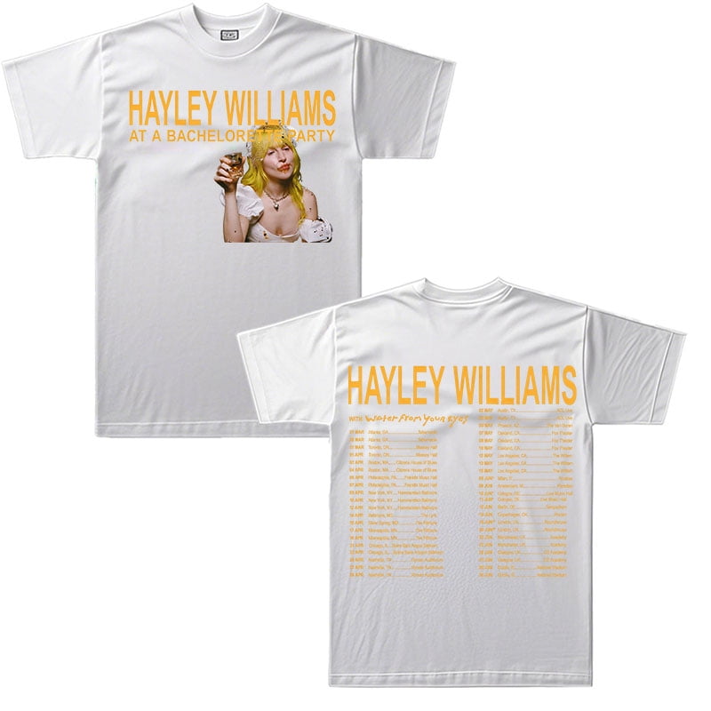 Hayley Williams 2026 Tour Merch Summer Unisex Short-sleeved T-shirt ...