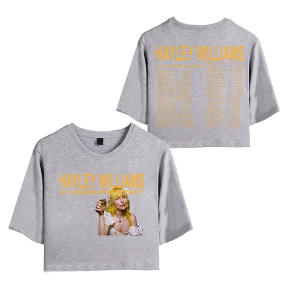 Hayley Williams 2026 Tour Merch T-Shirt For Women&Girls Midriff Short ...