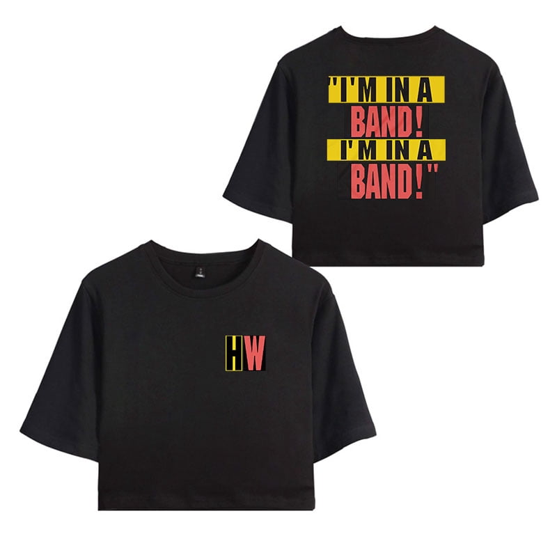 Hayley Williams I'M IN A BAND Merch T-Shirt For Women&Girls Midriff ...