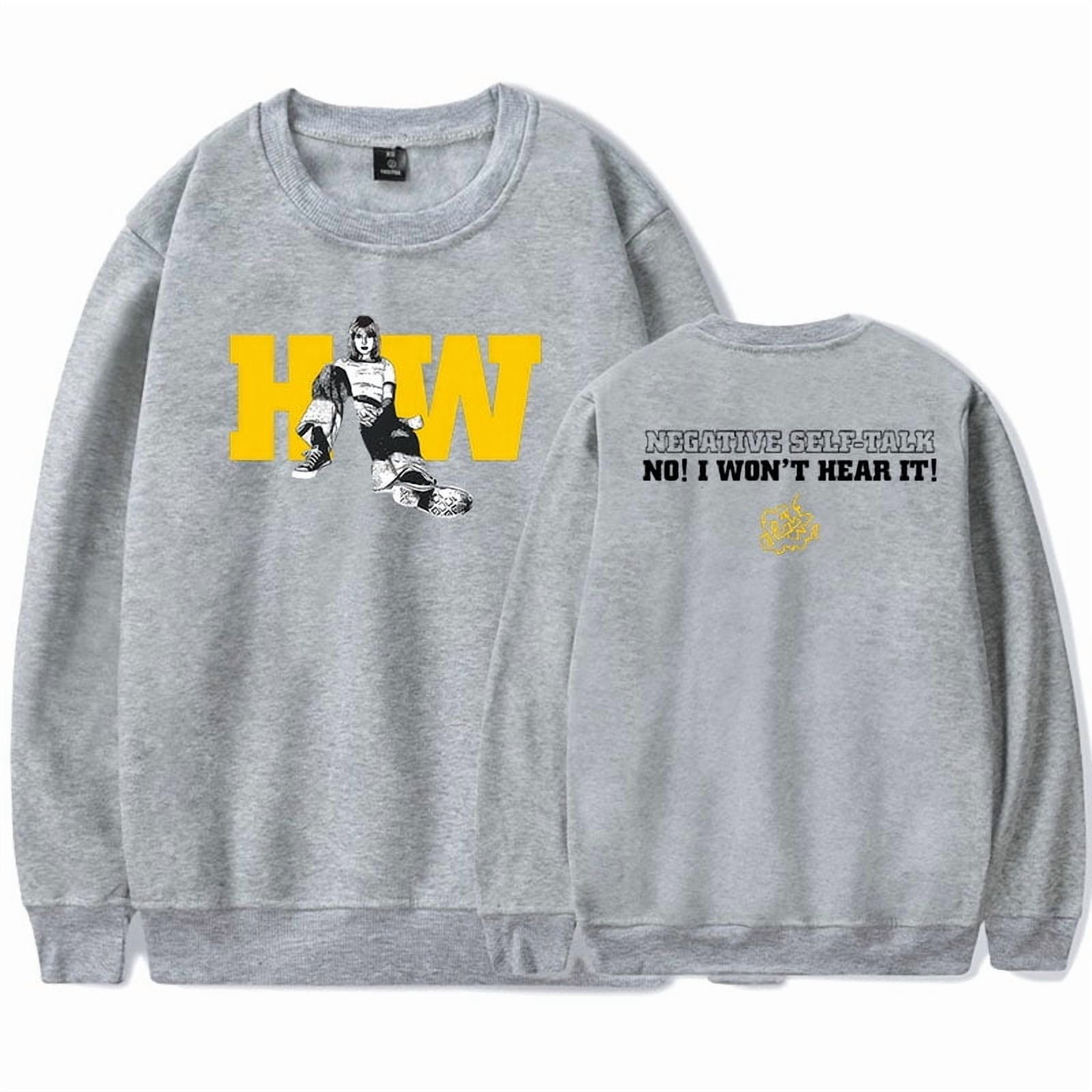 Hayley Williams Negative Self-Talk Merch Crewneck Sweatshirts Cosplay ...