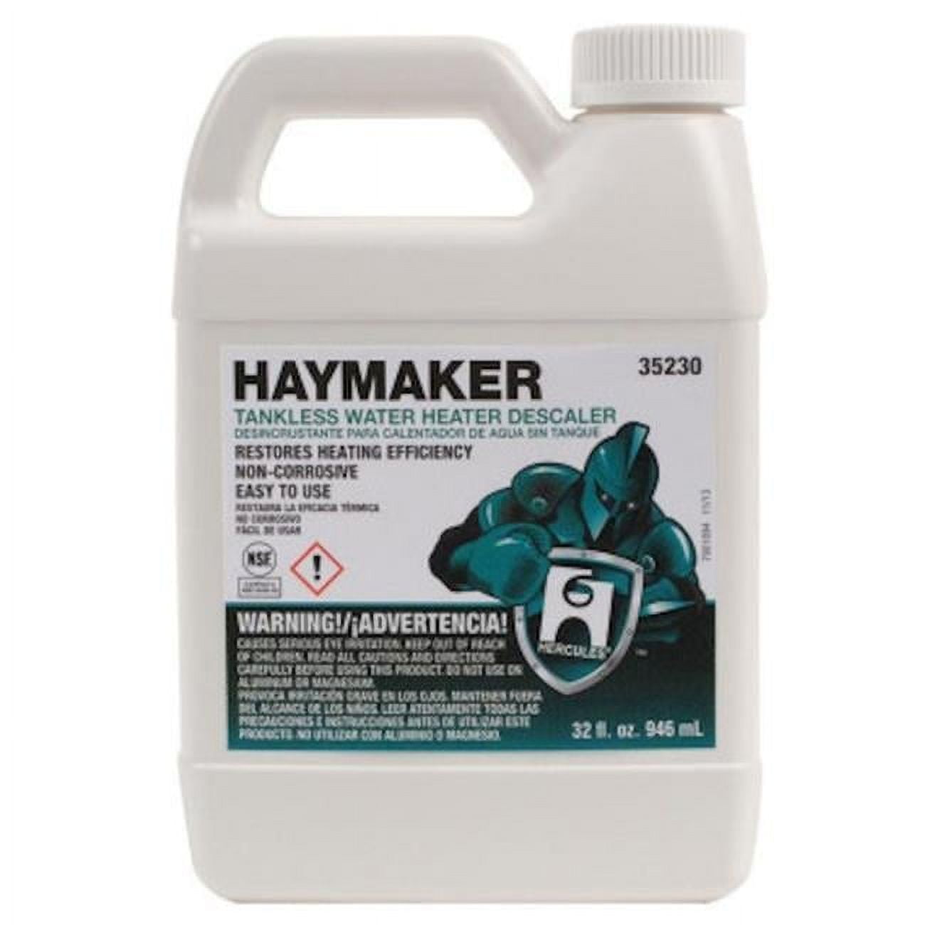 Haymaker 32 oz Tankless Water Heater Descaler Cleaning Solution ...
