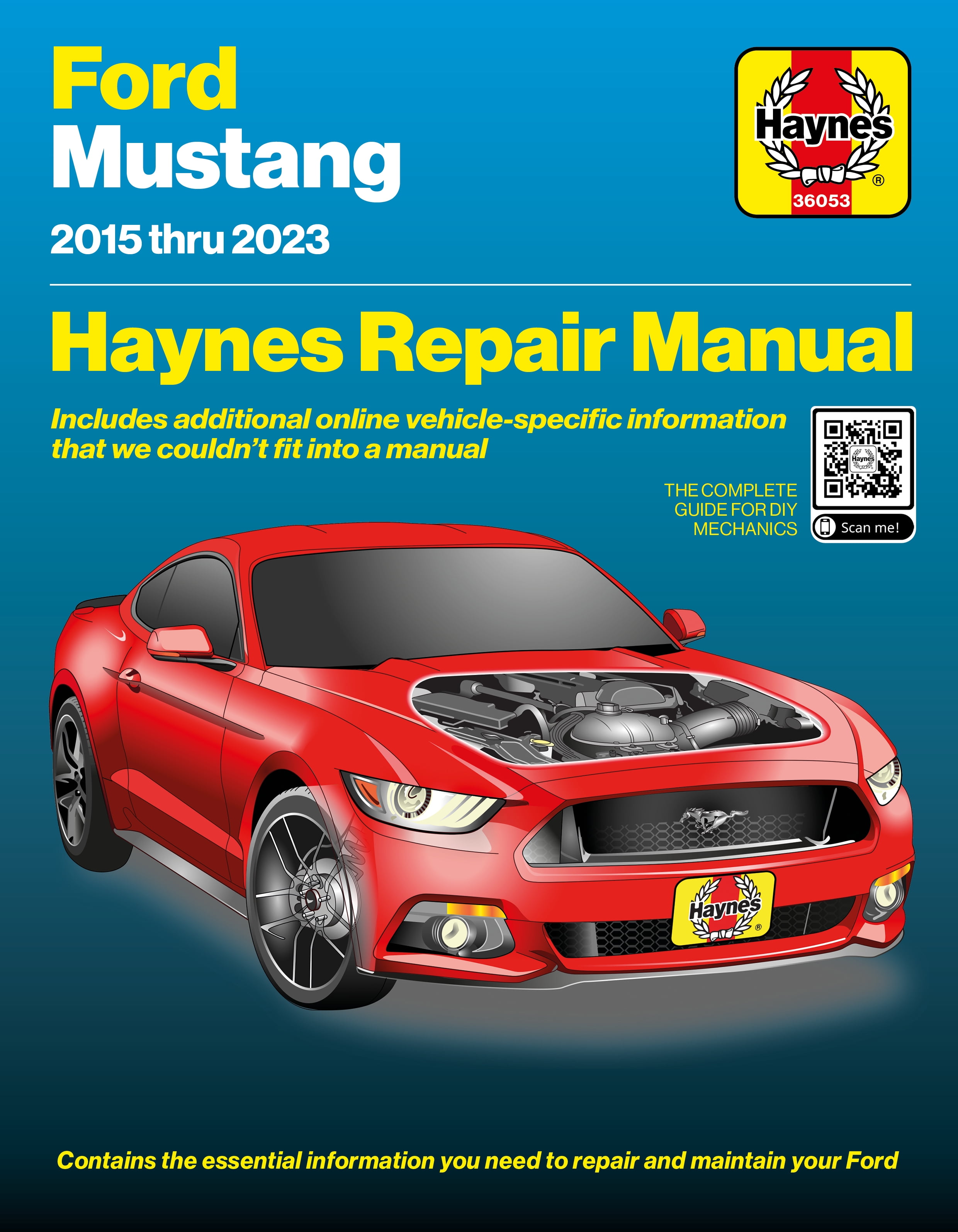 Haynes Ford Mustang (2015-2023) Repair Manual - Full color photos and ...