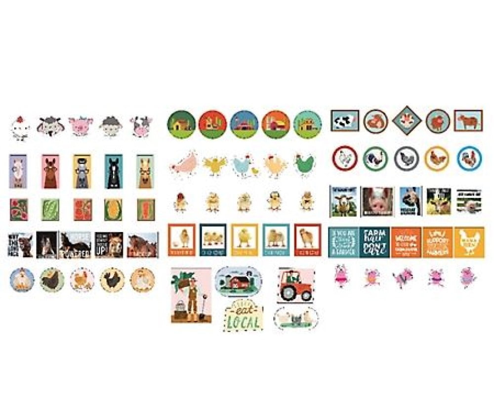 HaynesBesco Group TSC23311 Fall Promo Vinyl Stickers - Barn, Multicolor ...