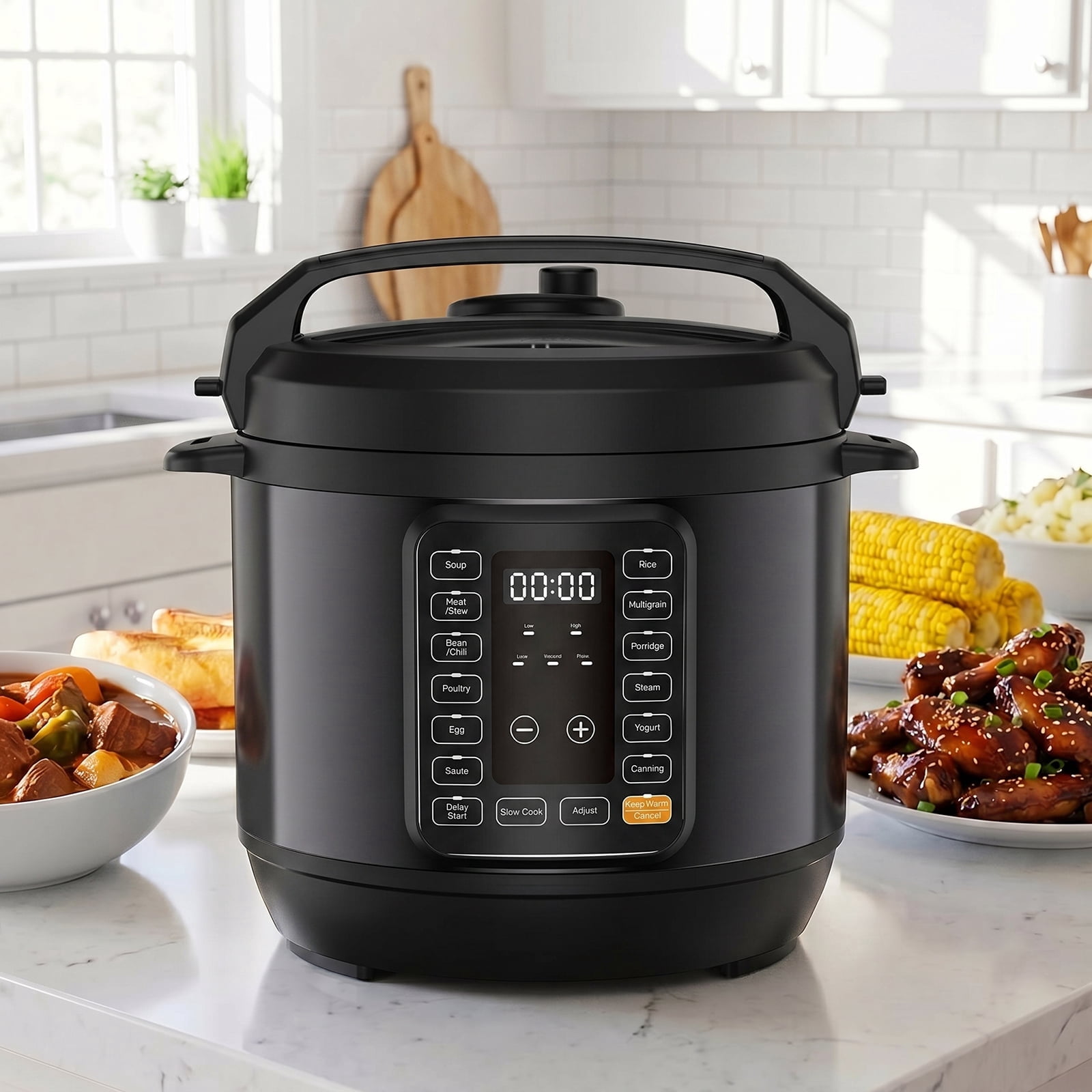 Haysky 16-in-1 8QT Electric Pressure Cooker Multi Cooker Rice Steamer ...