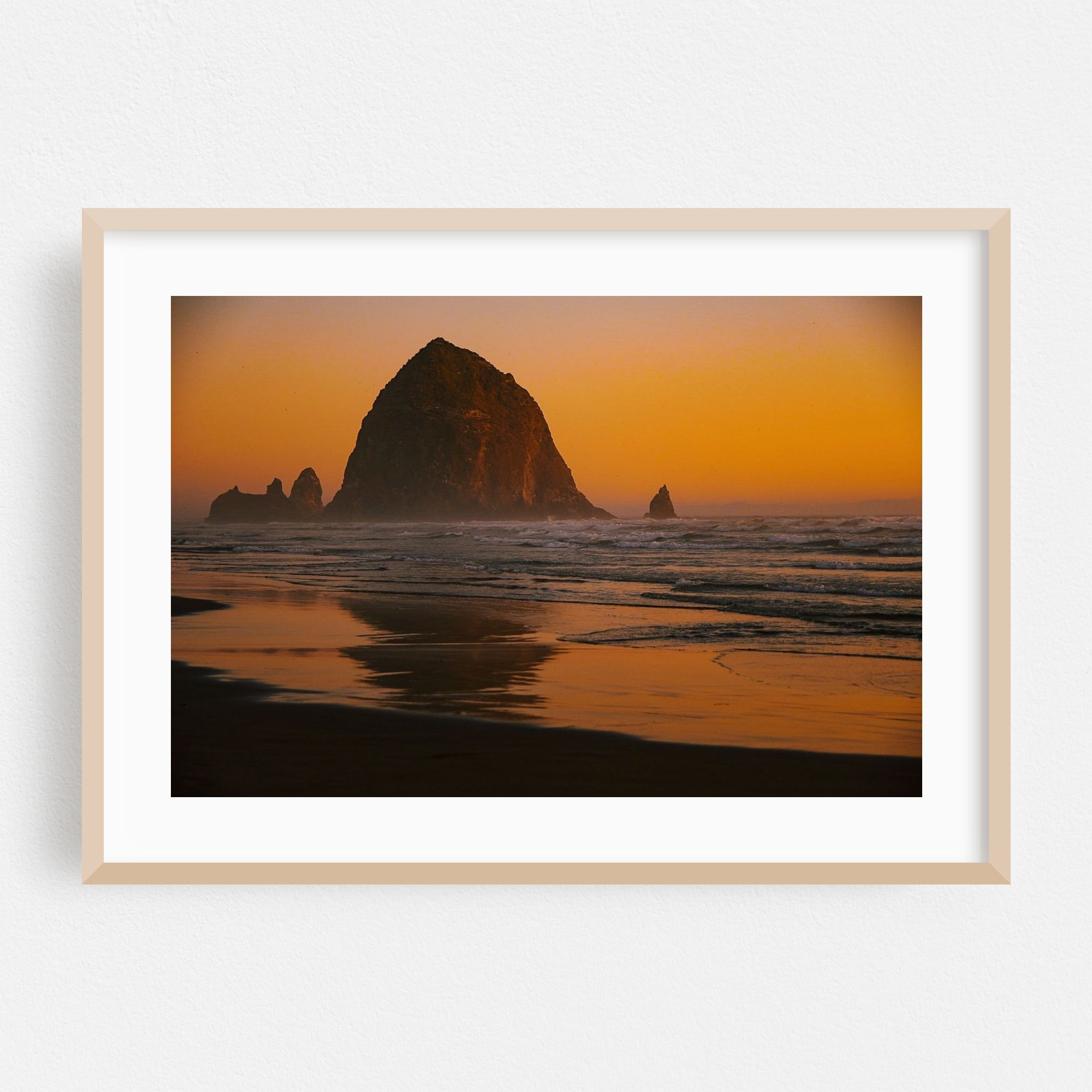 Haystack Rock Sunset - Oregon Photography Sunset Seascape Beach Coast ...