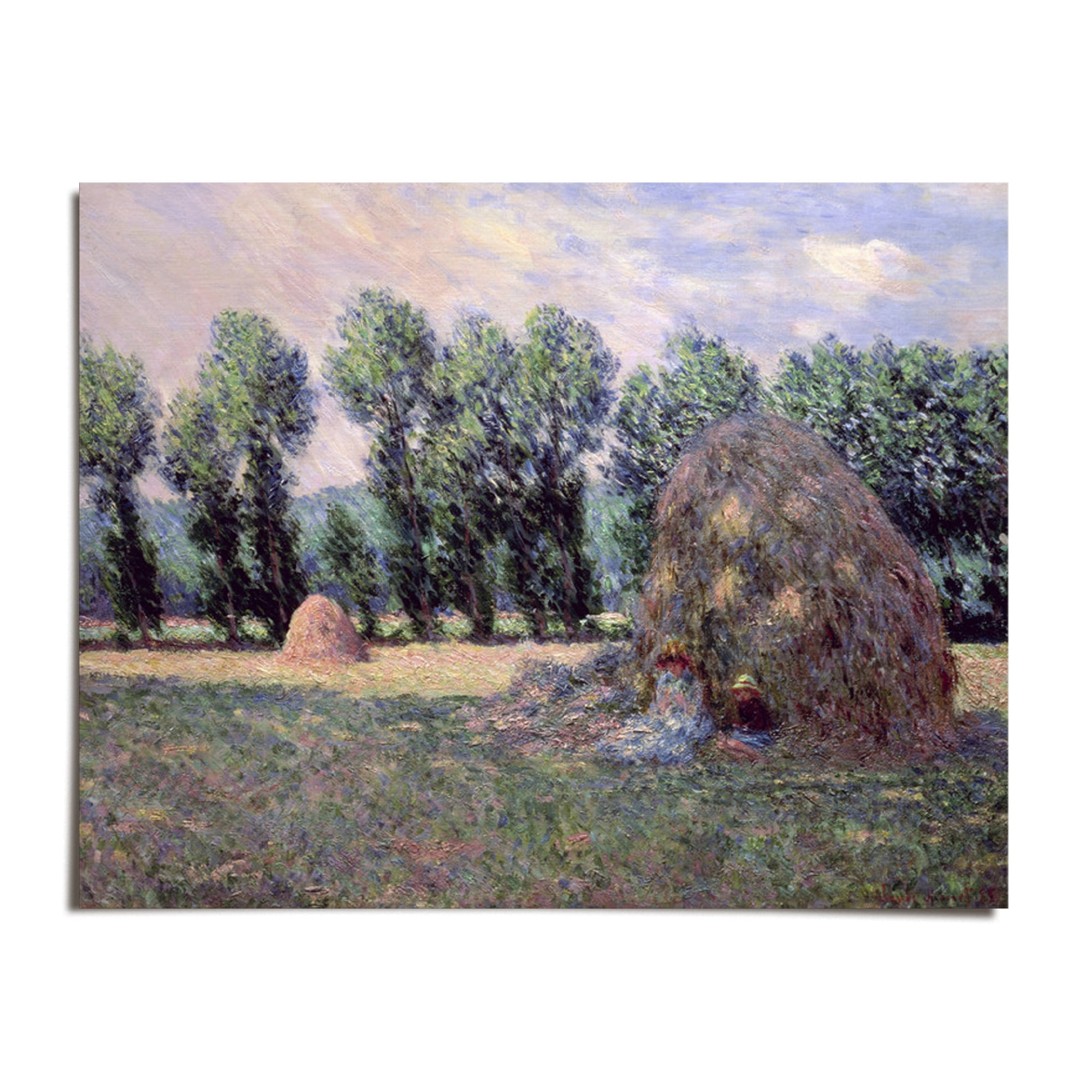 Haystacks - Claude Monet - 8.5x11 - Wall Art Print - UNFRAMED - Walmart.com