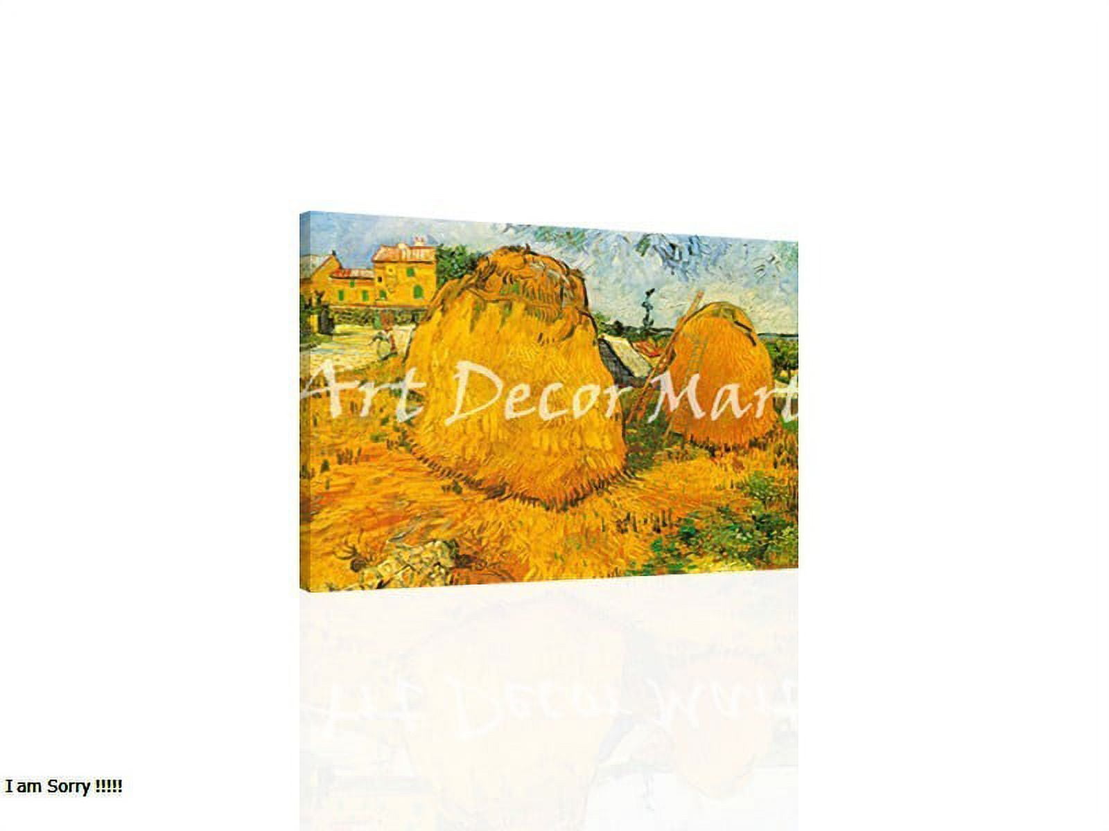 Haystacks In Provence-Van Gogh - CANVAS OR FINE PRINT WALL ART ...