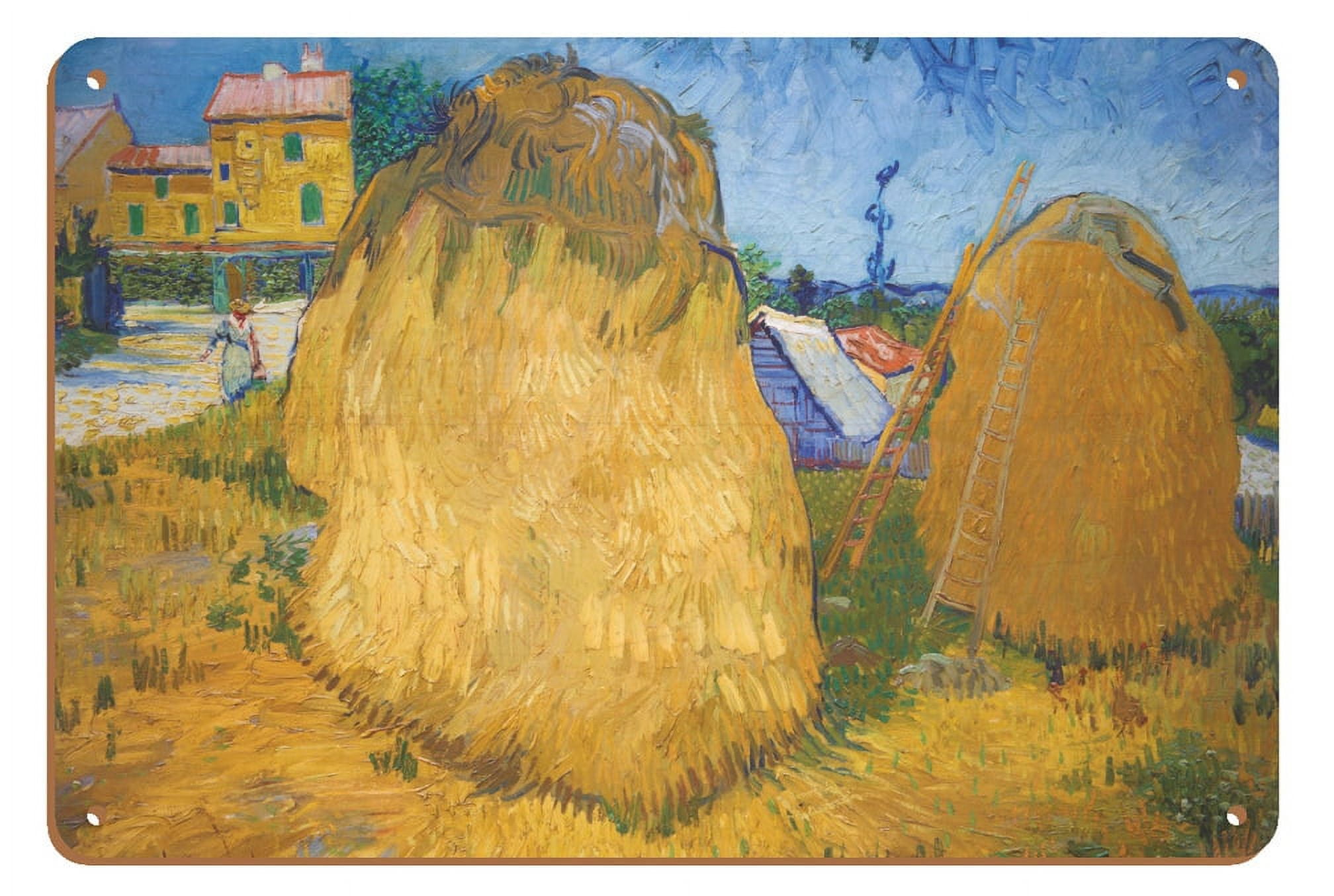 Haystacks in Provence France (Heuschober in der Provence) - From an ...