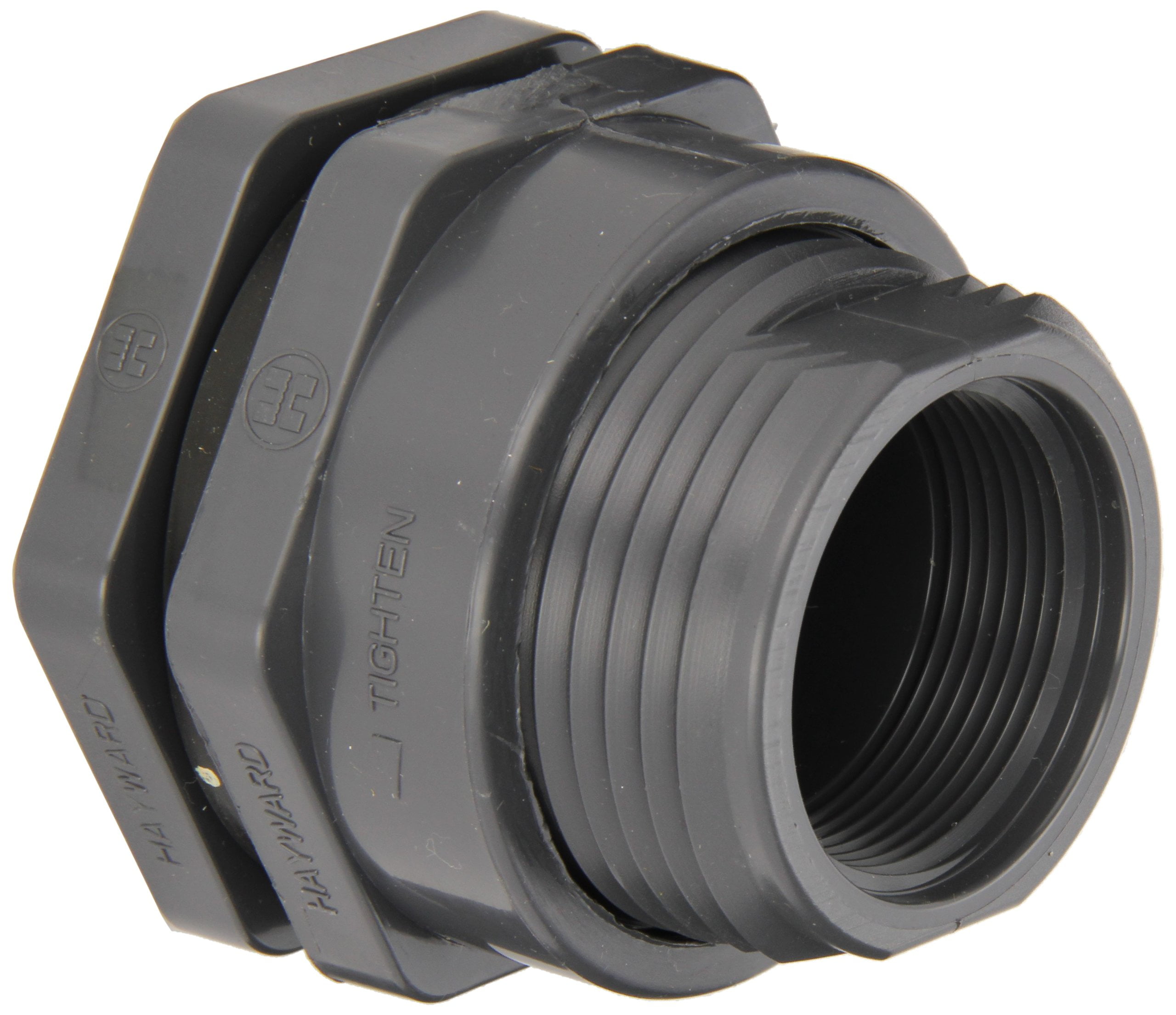 Hayward BFAS1015CES Series BFAS Short Pattern Bulkhead Fitting, Socket ...