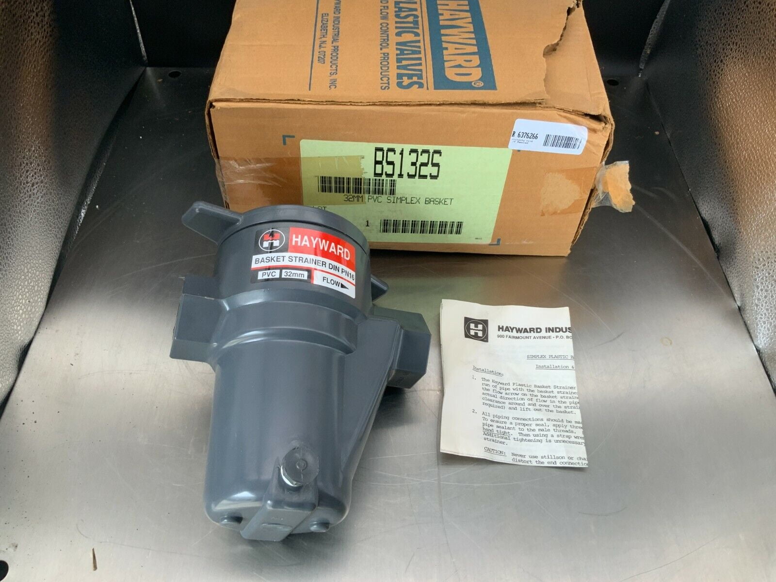 Hayward BS132S 32mm PVC Basket Strainer, Simplex Basket Strainer ...