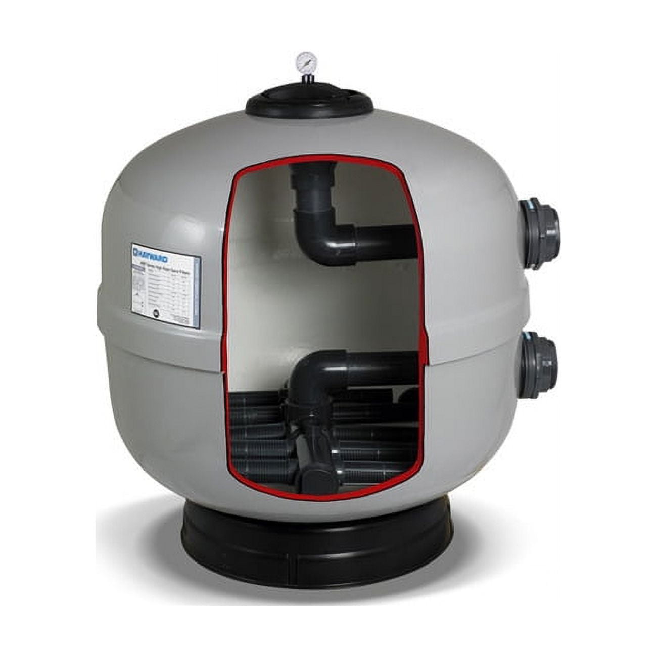 Hayward Commercial HCF Series Sand Filter HCF362 for In Ground Pools ...
