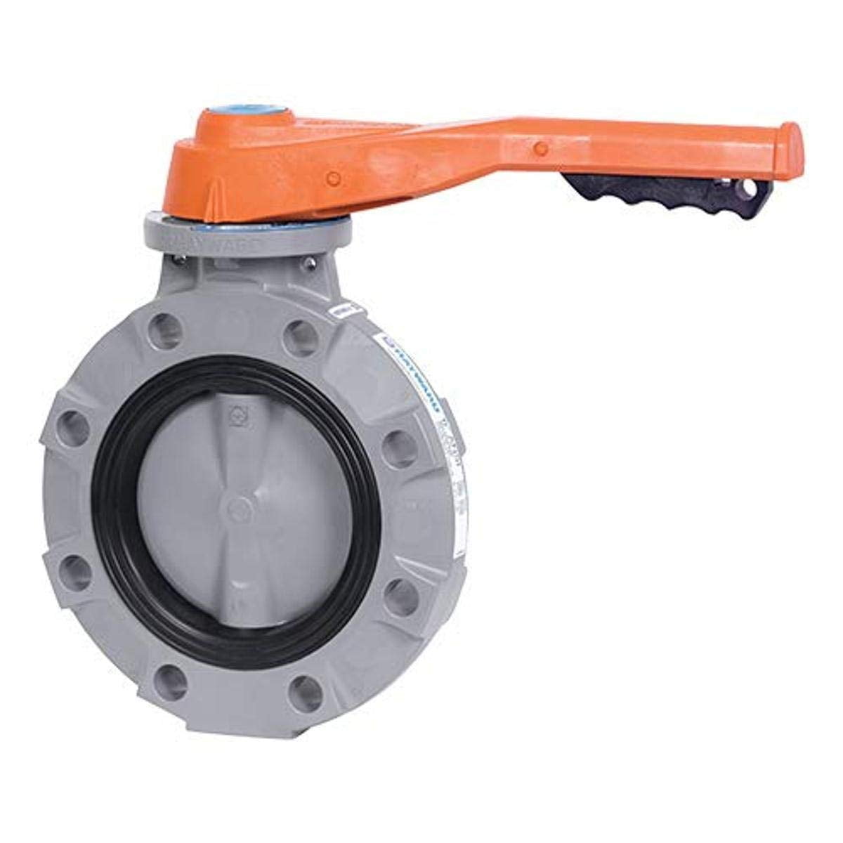Hayward Flow Control Butterfly Valve,CPVC,EPDM,3in,Lever ...