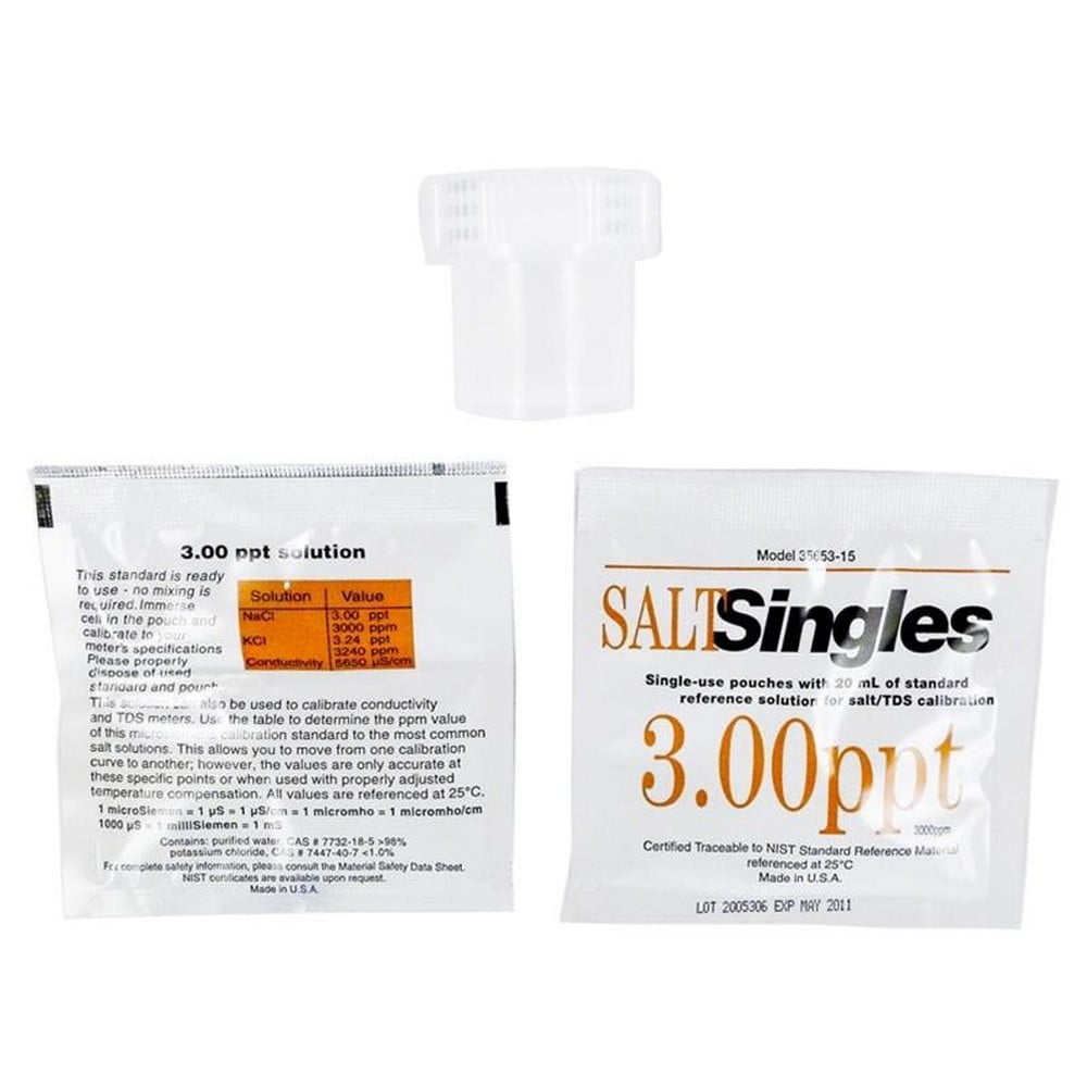 Hayward GLX-CAL-SOL 3200PPM Salt Meter Calibration Solution - Walmart.com