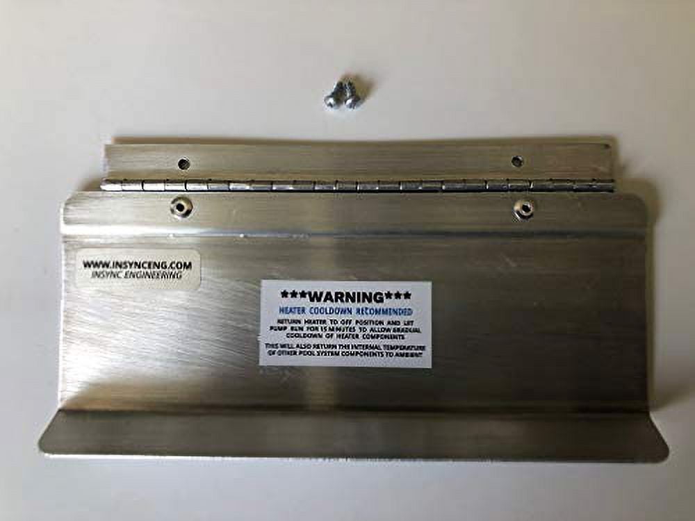 Hayward H-FD Series Pool Heater Bezel Keypad & Protective Metal Cover ...
