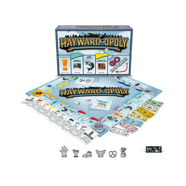 Hayward Opoly Board Game, by Late for the Sky - Walmart.com
