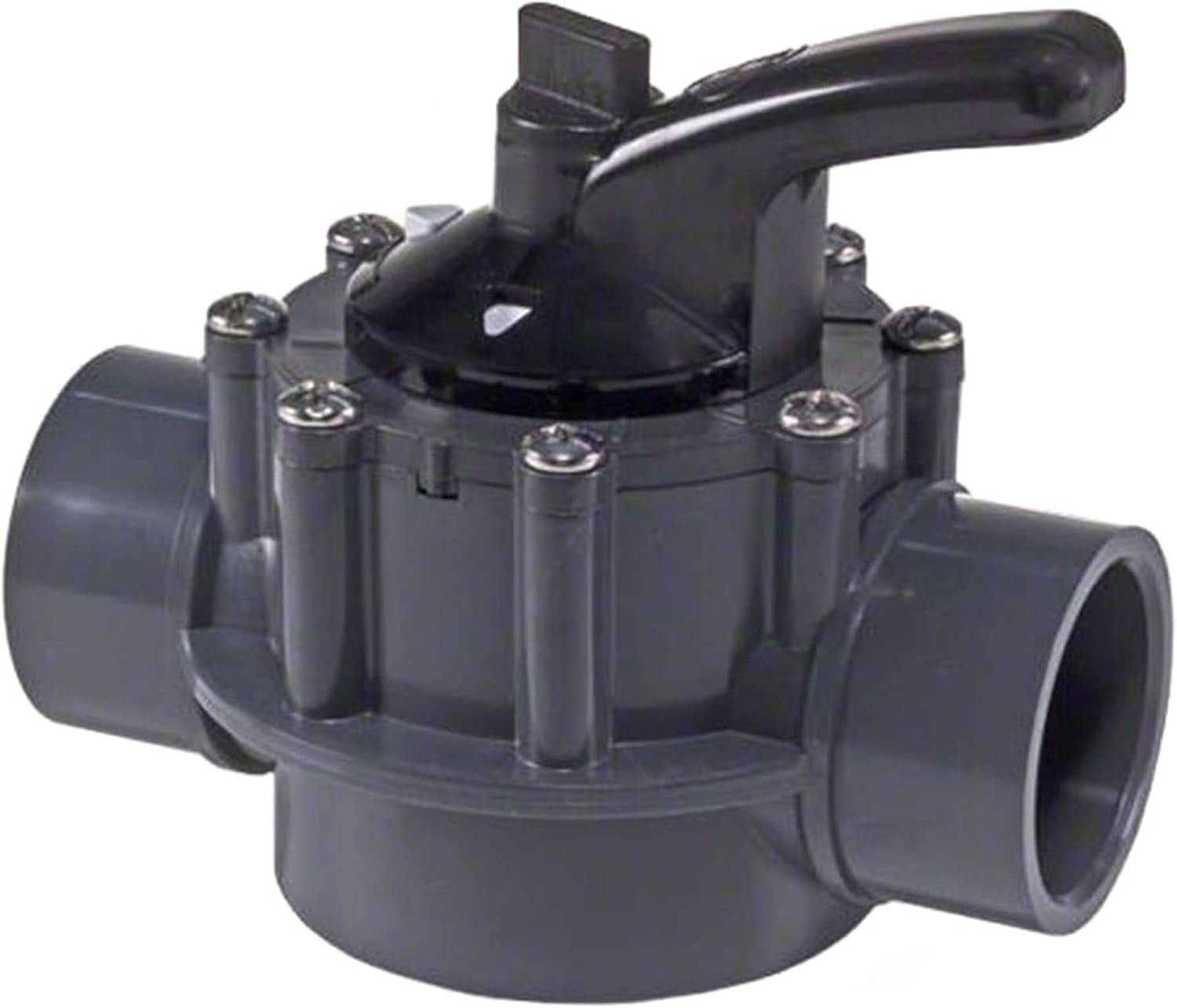 Hayward PSV2SDGR PVC 2-Way Pool Check Diverter Valve - Walmart.com