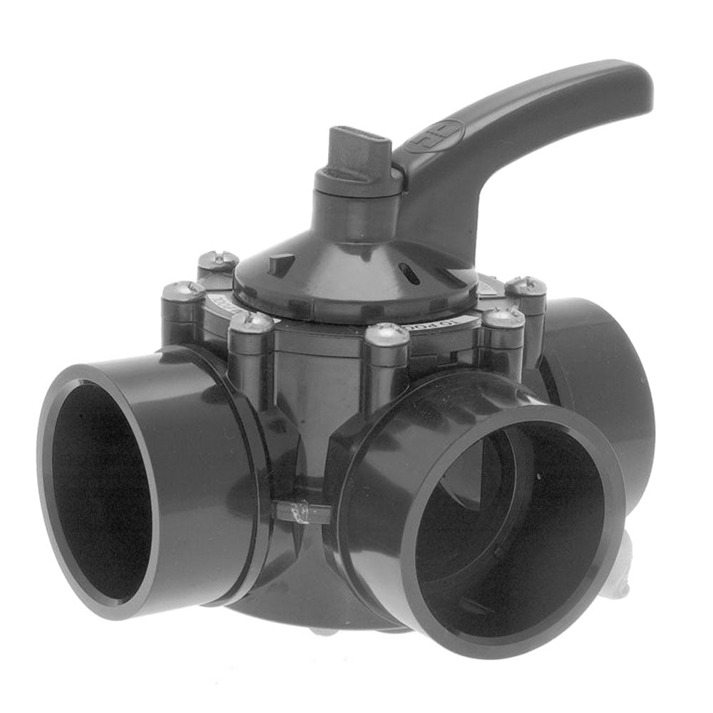 Hayward 3-Way CPVC Diverter Valve 1.5''-2'' - Walmart.com