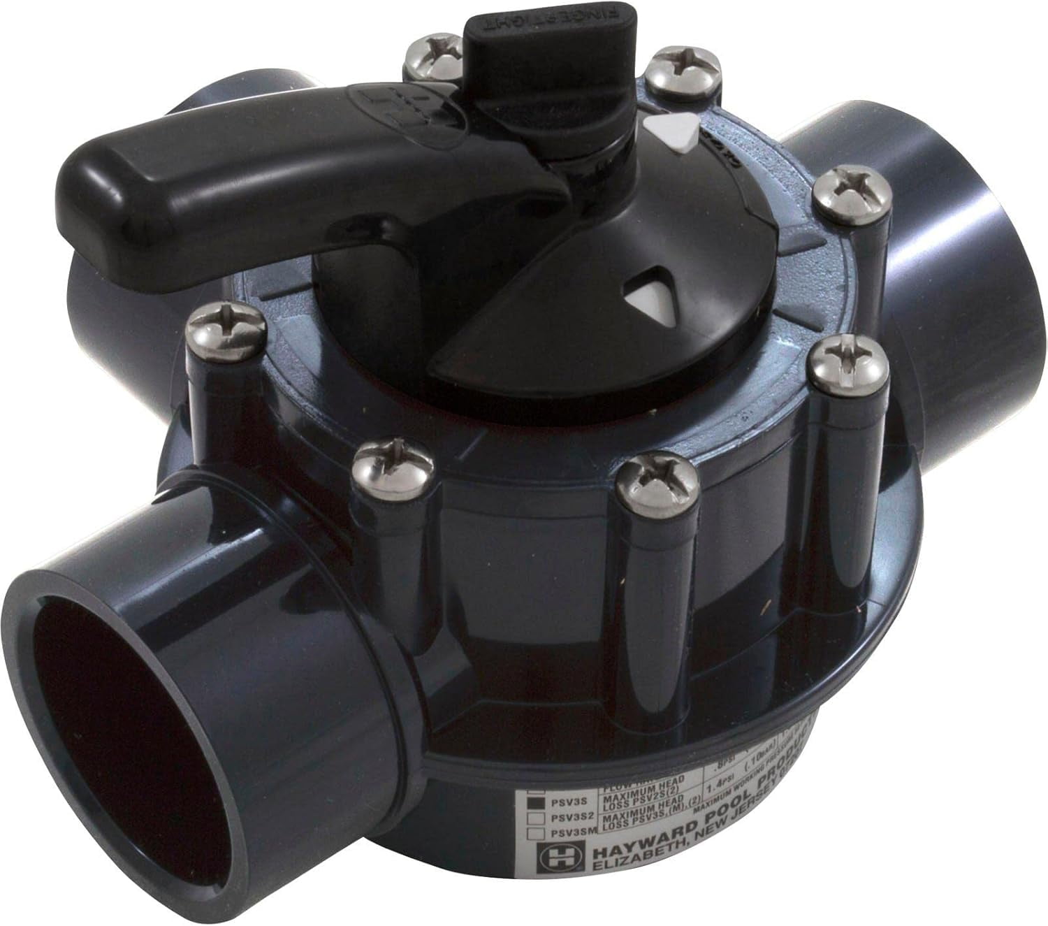 Hayward PSV3S2 CPVC 3-Way Diverter Valve - Walmart.com