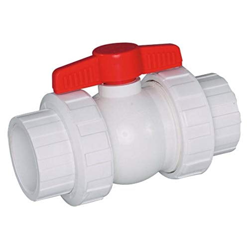 Hayward QTA1020CSEW Series QTA Compact True Union Ball Valve, Socket ...