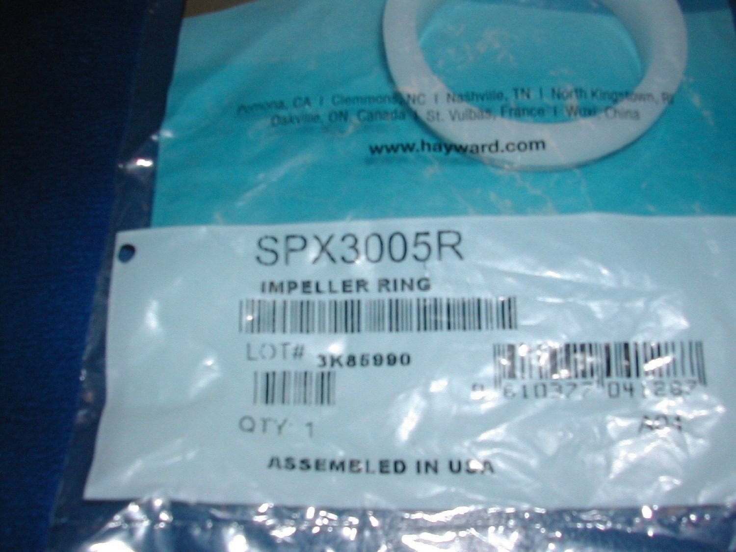 Hayward Impeller Ring Replacement SPX3005R for Super Ii Pump - Walmart.com