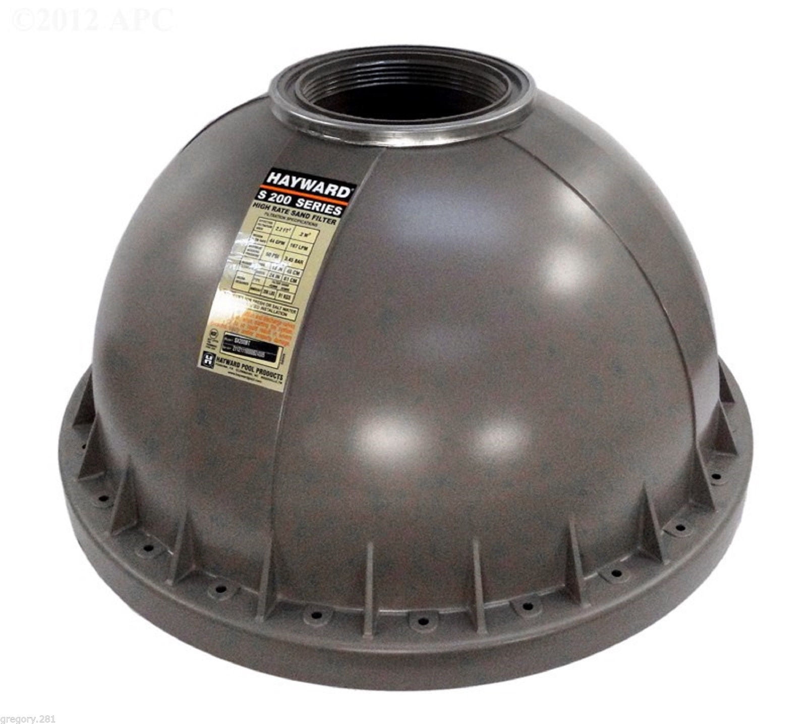 Hayward SX200BT Taupe Filter Head Replacement for Hayward S200 Series ...