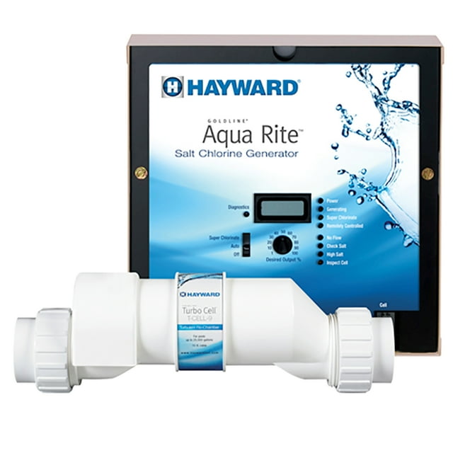 Hayward AquaRite Saltwater Chlorinator with TurboCell for 15k Gallon ...