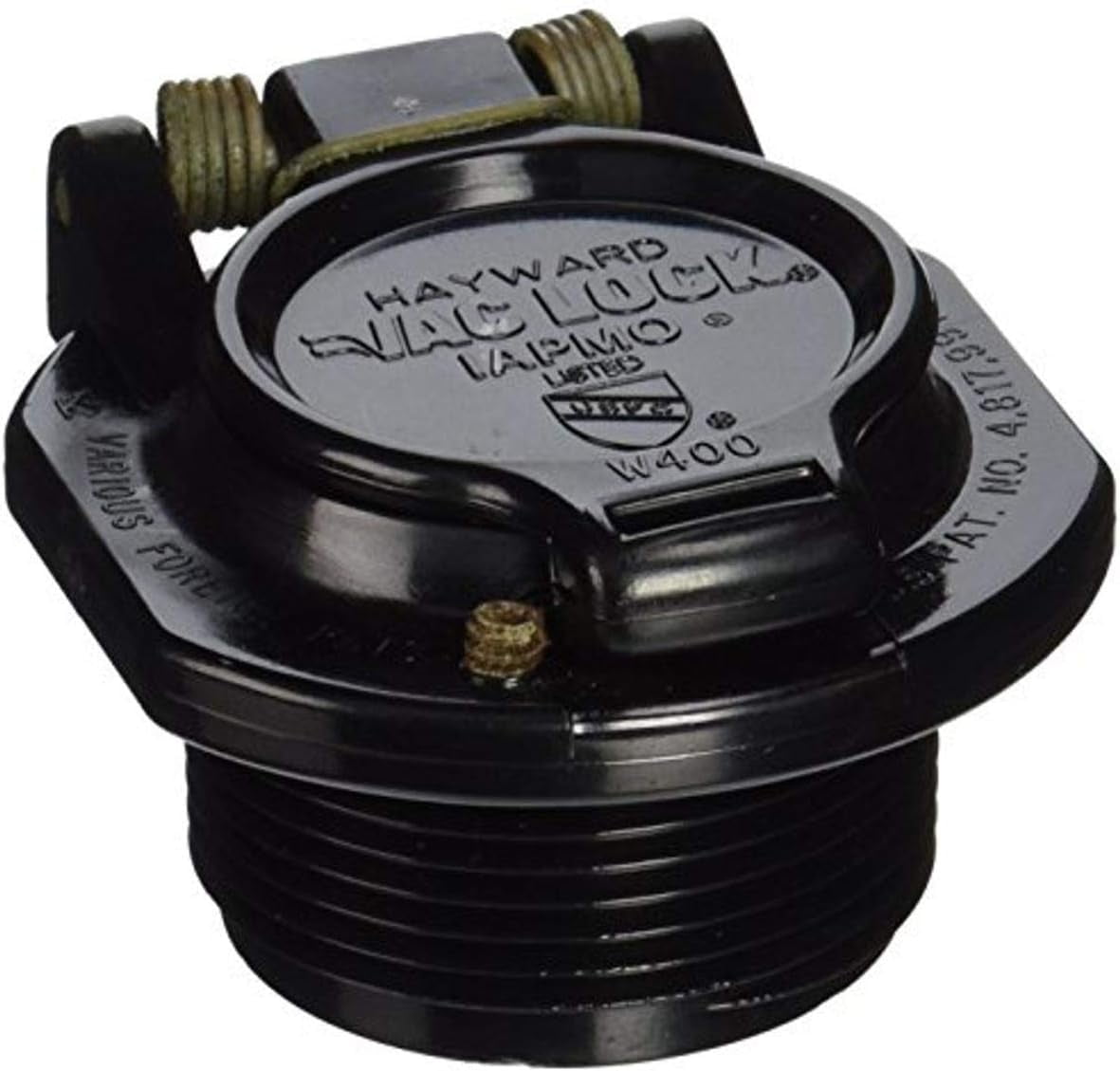 Hayward W400BBKP Black Free Rotation Vacuum Lock Safety Wall Fitting ...
