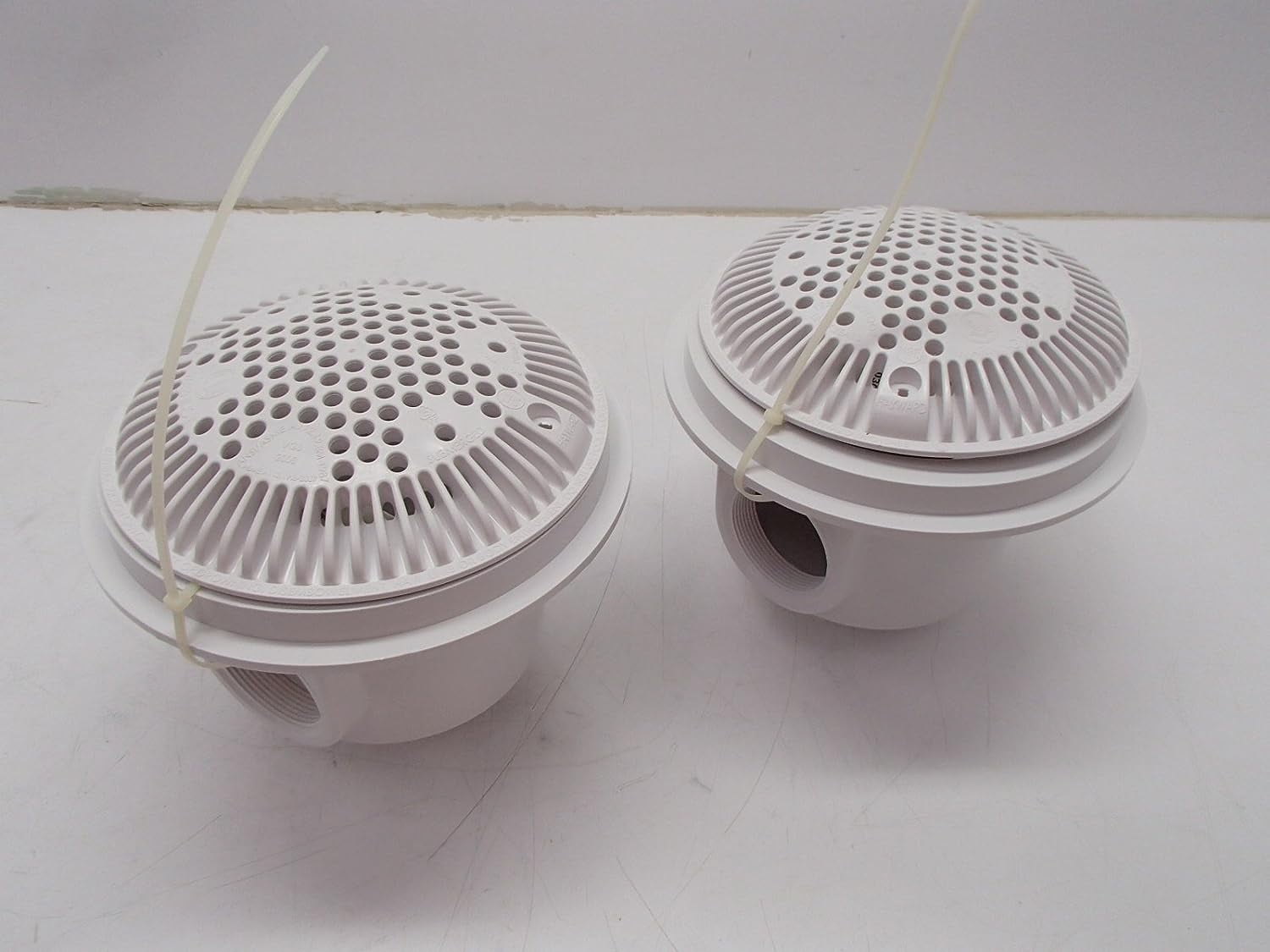 Hayward WG1054AVPAK2 Main Drain with AV Grate Dual Outlet, 2 by 2-Inch ...