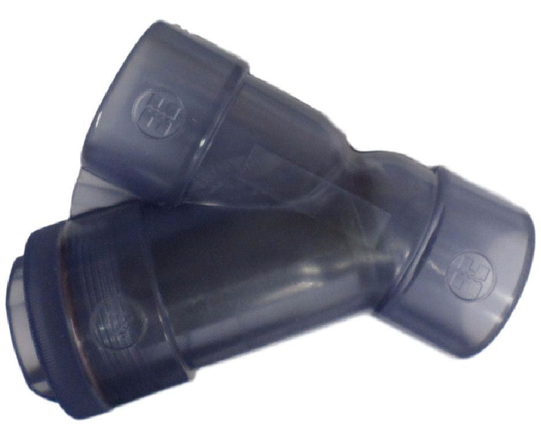 Hayward YS00150S 1-1/2-Inch Socket Clear Plastic PVC Y-Strainer ...