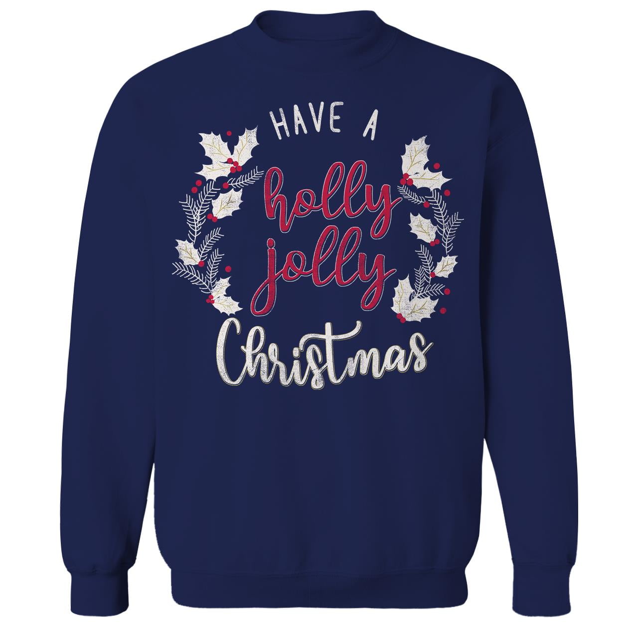 Haywood & Main Have A Happy Graphic Navy Men's Cotton Pullover ...