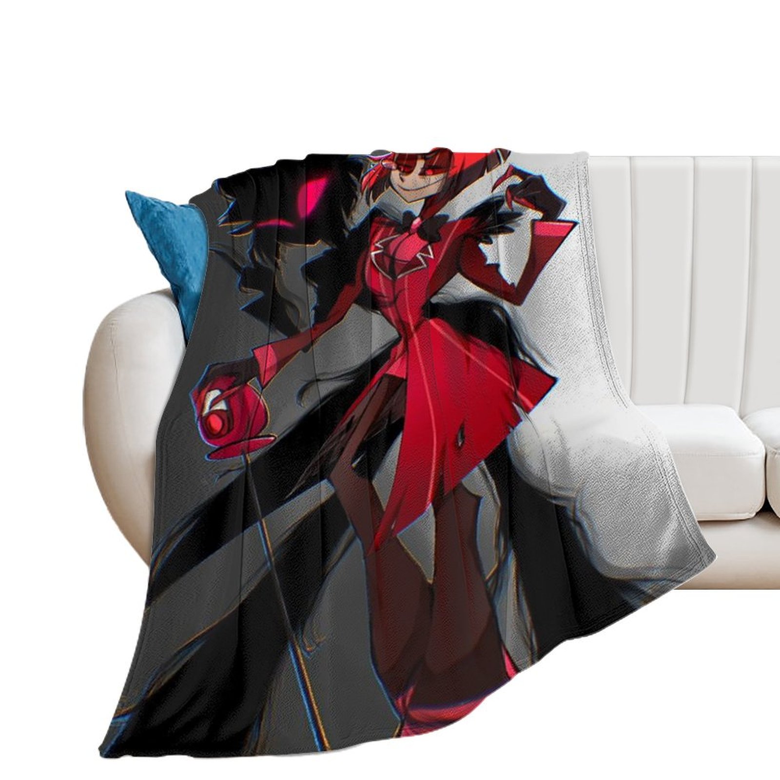 Haz-bin Hotel Throw Blanket Flannel Anime for Girls Boys Men Women Haz ...