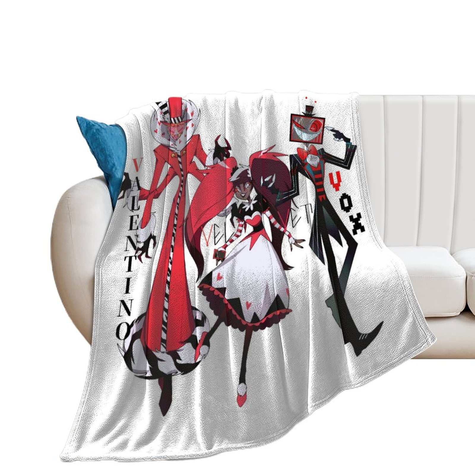 Haz-bin Hotel Throw Blanket Flannel Anime for Girls Boys Men Women Haz ...