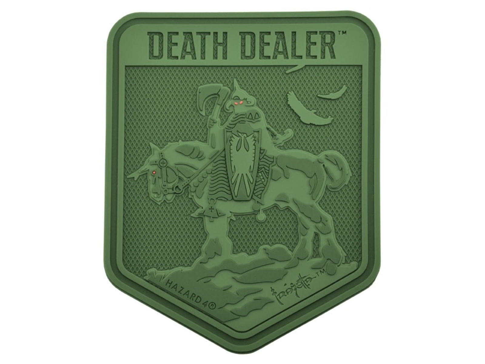 Hazard 4 Death Dealer by Frank Frazetta Patch, OD Green - Walmart.com