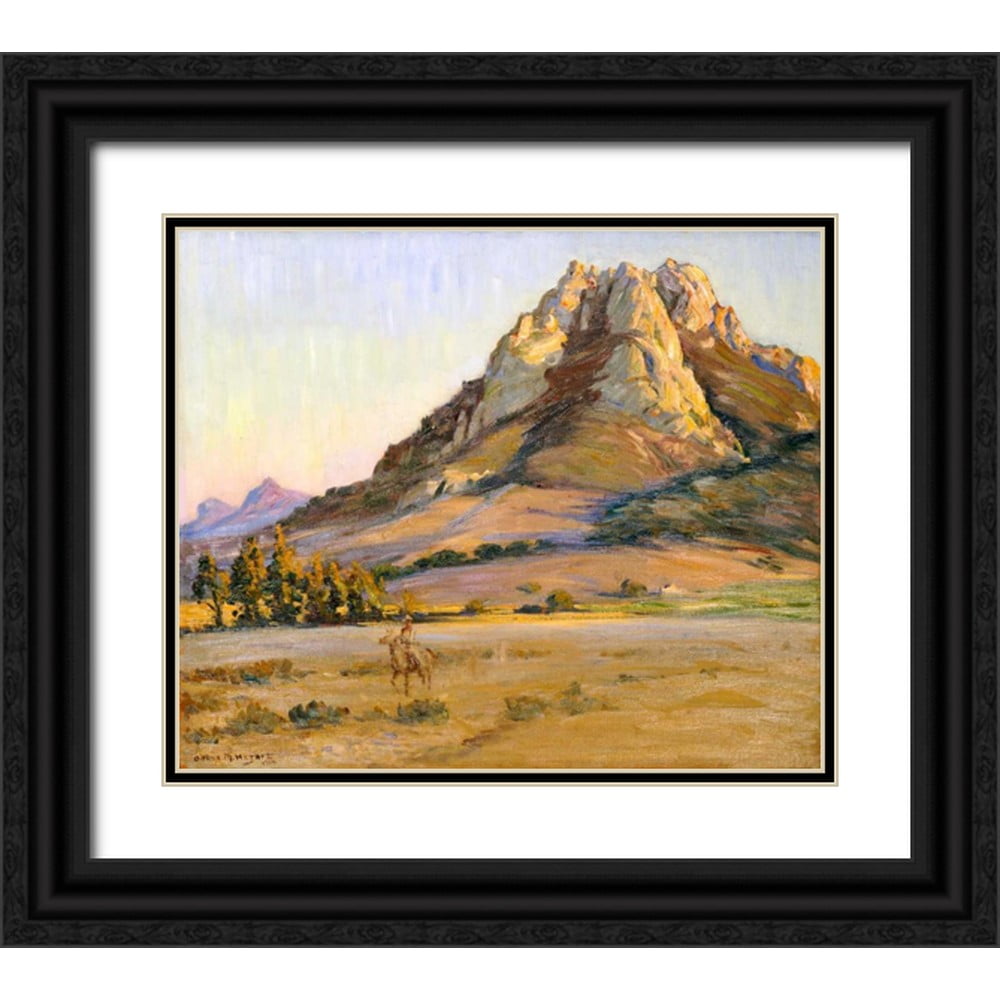 Hazard, Arthur Merton 14x12 Black Ornate Wood Framed with Double ...