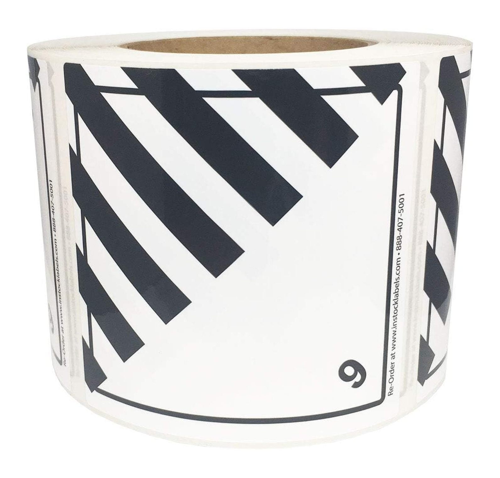 Hazard Class 9 D.O.T. Miscellaneous Dangerous Goods Labels 4x4 Inch ...