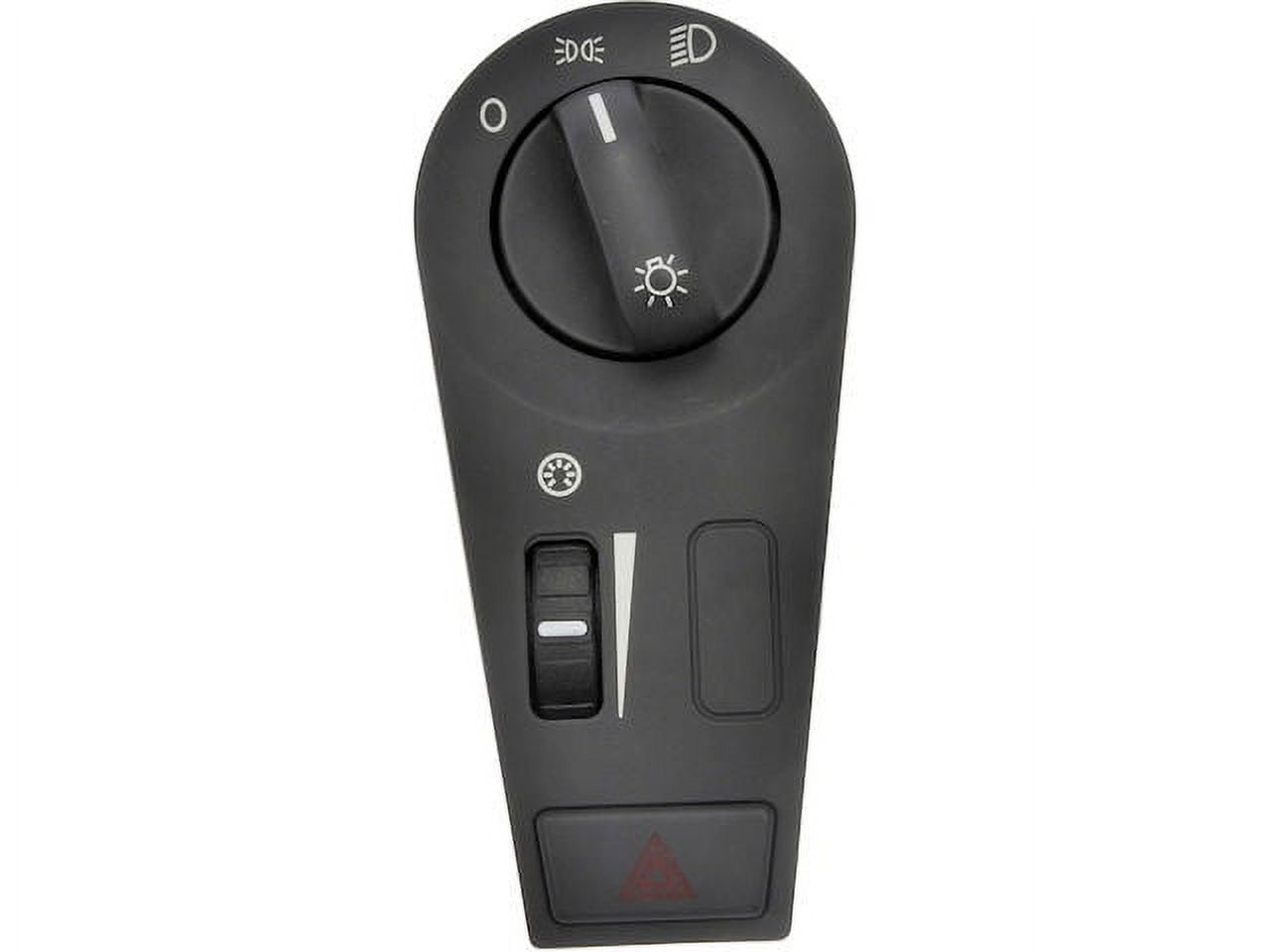 Hazard Flasher Switch - Black and White - Illuminated - Compatible with 2005 - 2017 Volvo VNL ...