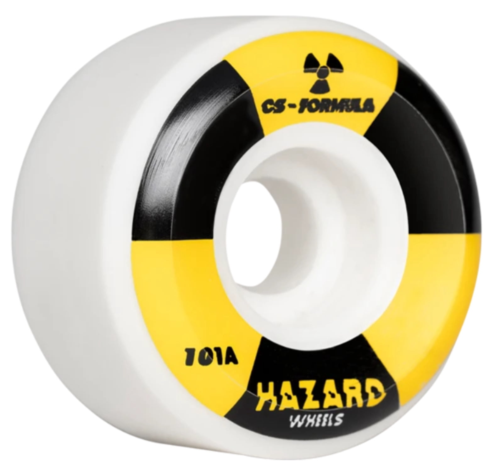 Hazard Wheels Hazard Radio Active Cs: Conical White Wheels - Walmart.com
