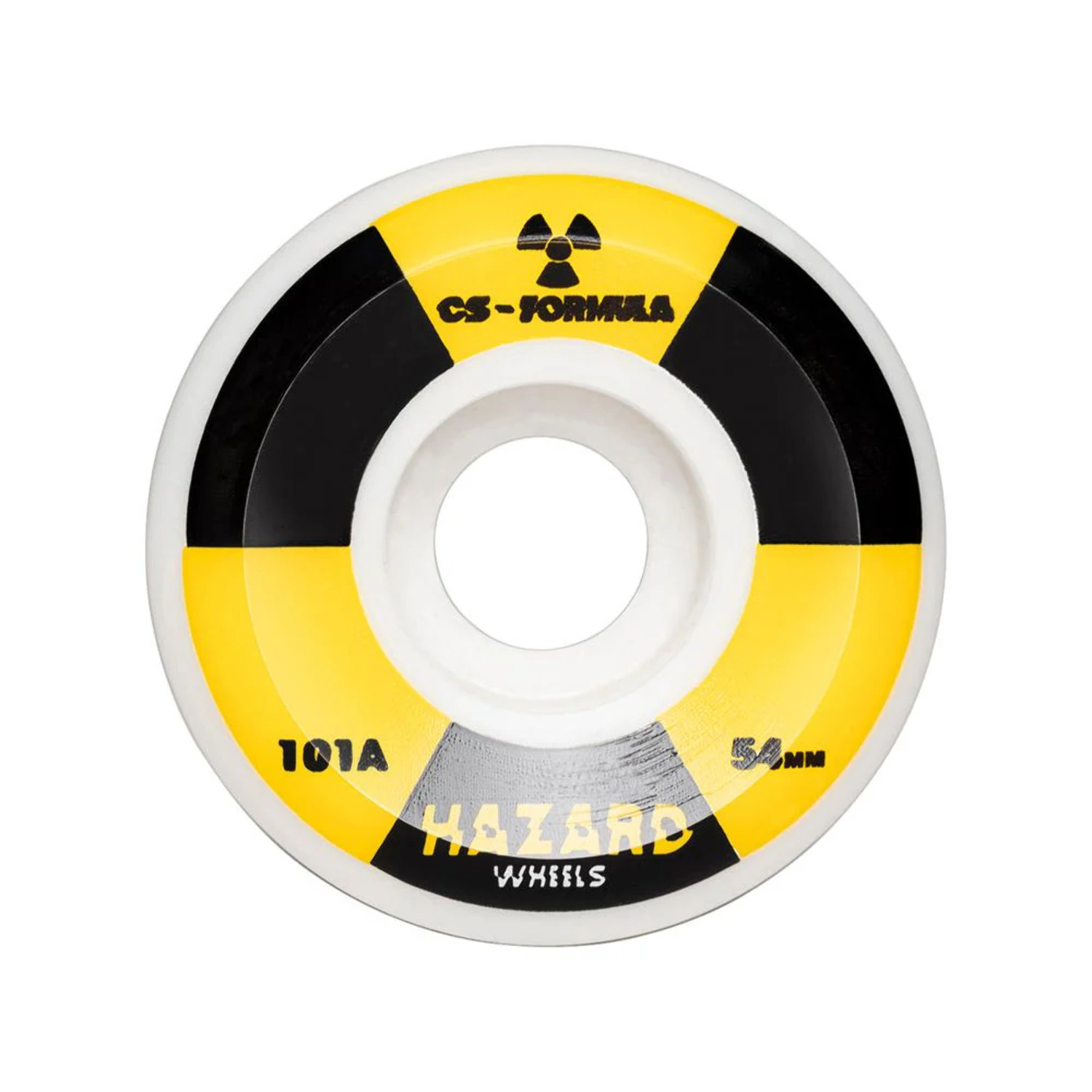 Hazard Wheels Hazard Radio Active Cs: Conical White Wheels - Walmart.com