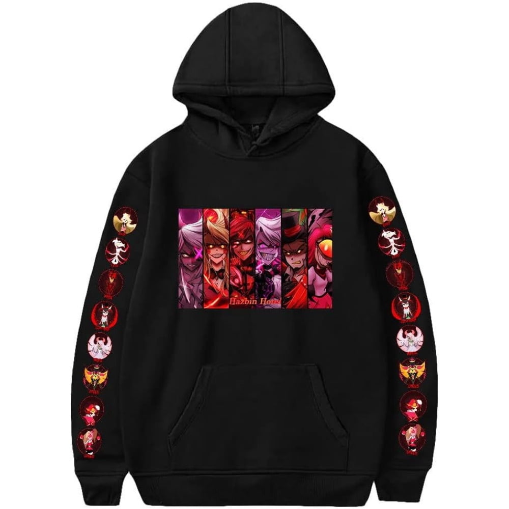 Hazbin Anime 2024 Hoodie Merch Casual Hooded Sweatshirt Unisex Clothing ...