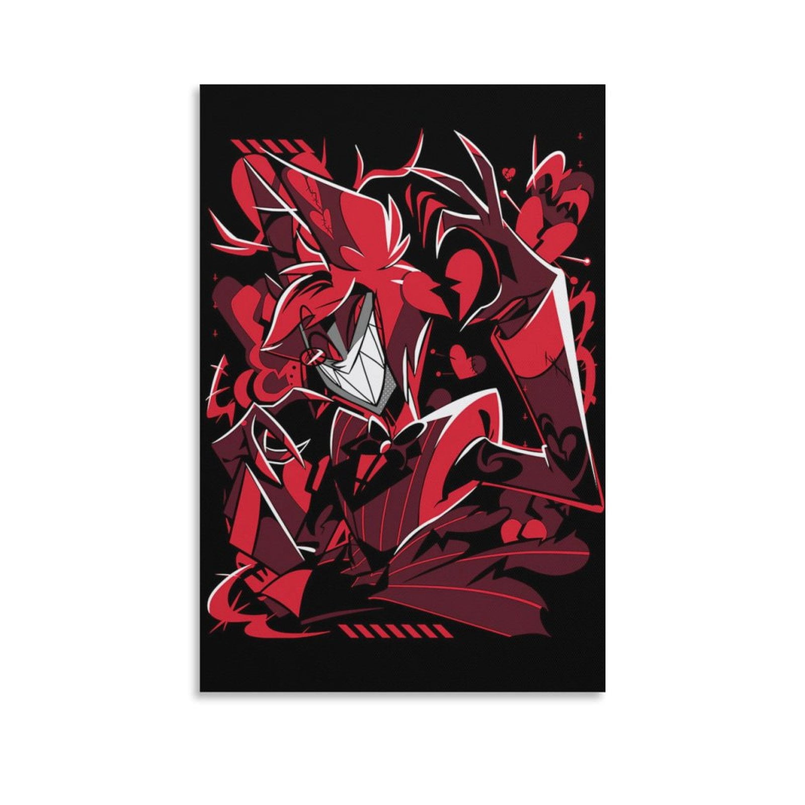 Hazbin Anime Hotel Poster Comedy Art Wallpaper Posters (3) Canvas ...