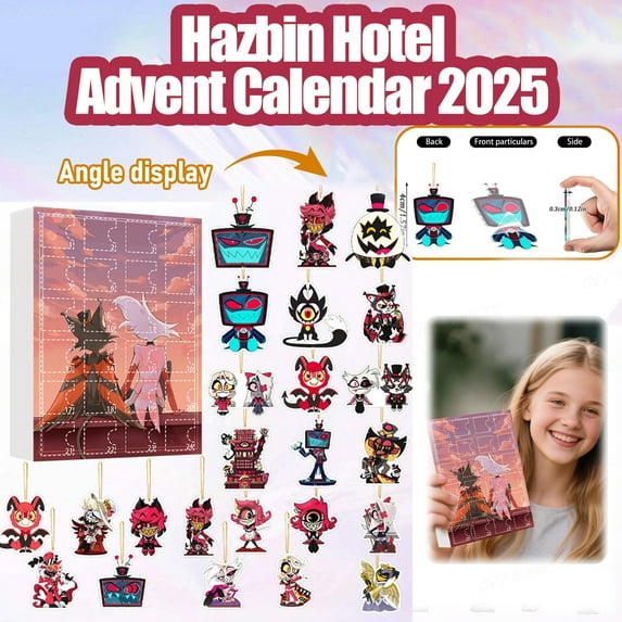 Hazbin Christmas Advent Calendar 2025 - Hotel Character 2D Acrylic ...