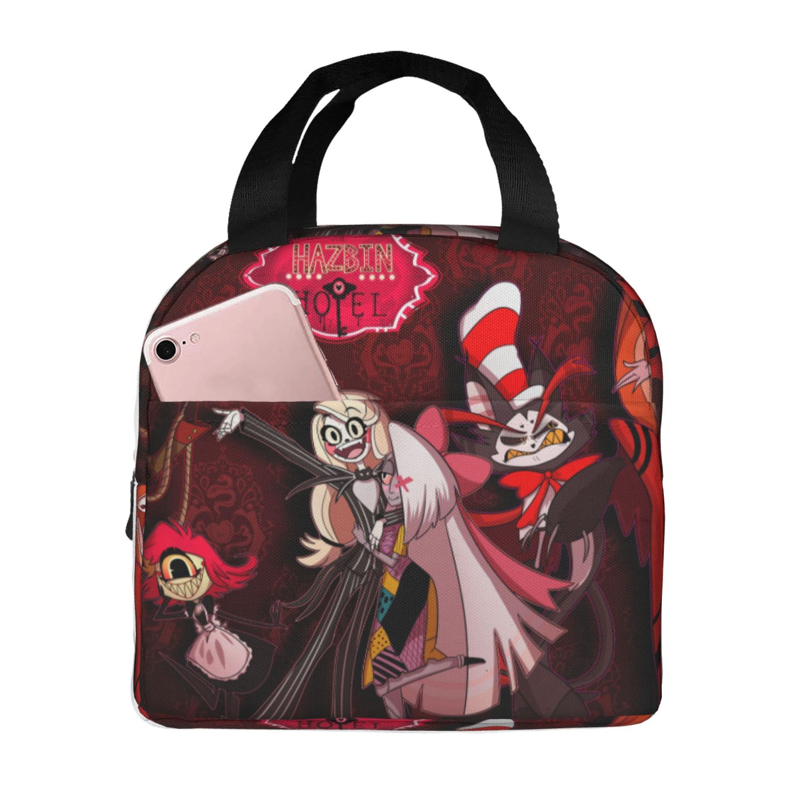 Hazbin Hotel 07 Lunch Bag Tote Bag Insulated Lunch Box, Leakproof ...
