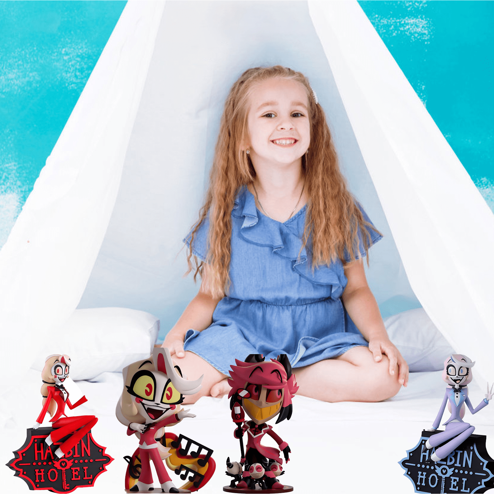 Hazbin-Hotel 2 Collectibles - 4 PCS Figure Set with Detailed Characters ...