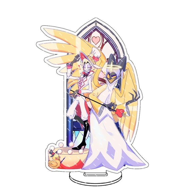 Hazbin Hotel Acrylic Anime Stand Cartoon Figure Alastor Husk Angel Dust ...