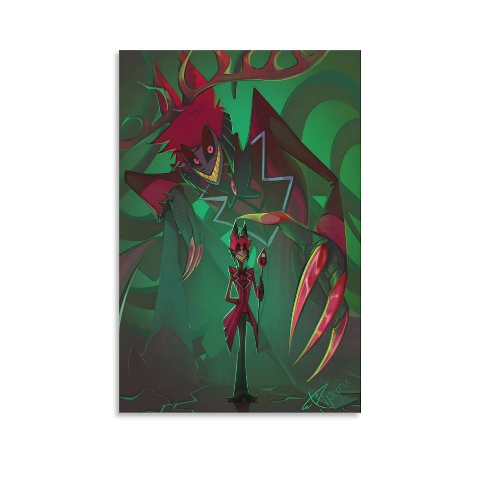 Hazbin Hotel Alastor Anime Poster Canvas Wall Art Posters For Room ...