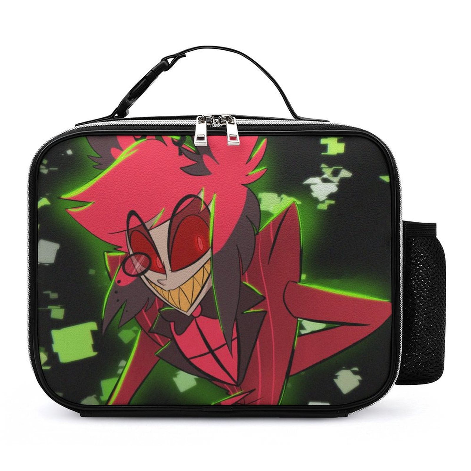Hazbin Hotel Alastor Insulated Portable Lunch Bag Leather Detachable ...